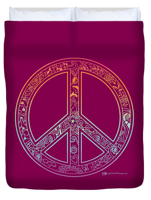 Peace Sign - Duvet Cover – Spirit Stuff Shop